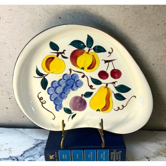 Stangl | Dining | Vintage Stangl Pottery Fruit Pattern Kidney Shaped ...